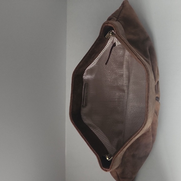 Lauren Merkin | Bags | Lauren Merkin Brown Suede Clutch | Poshmark